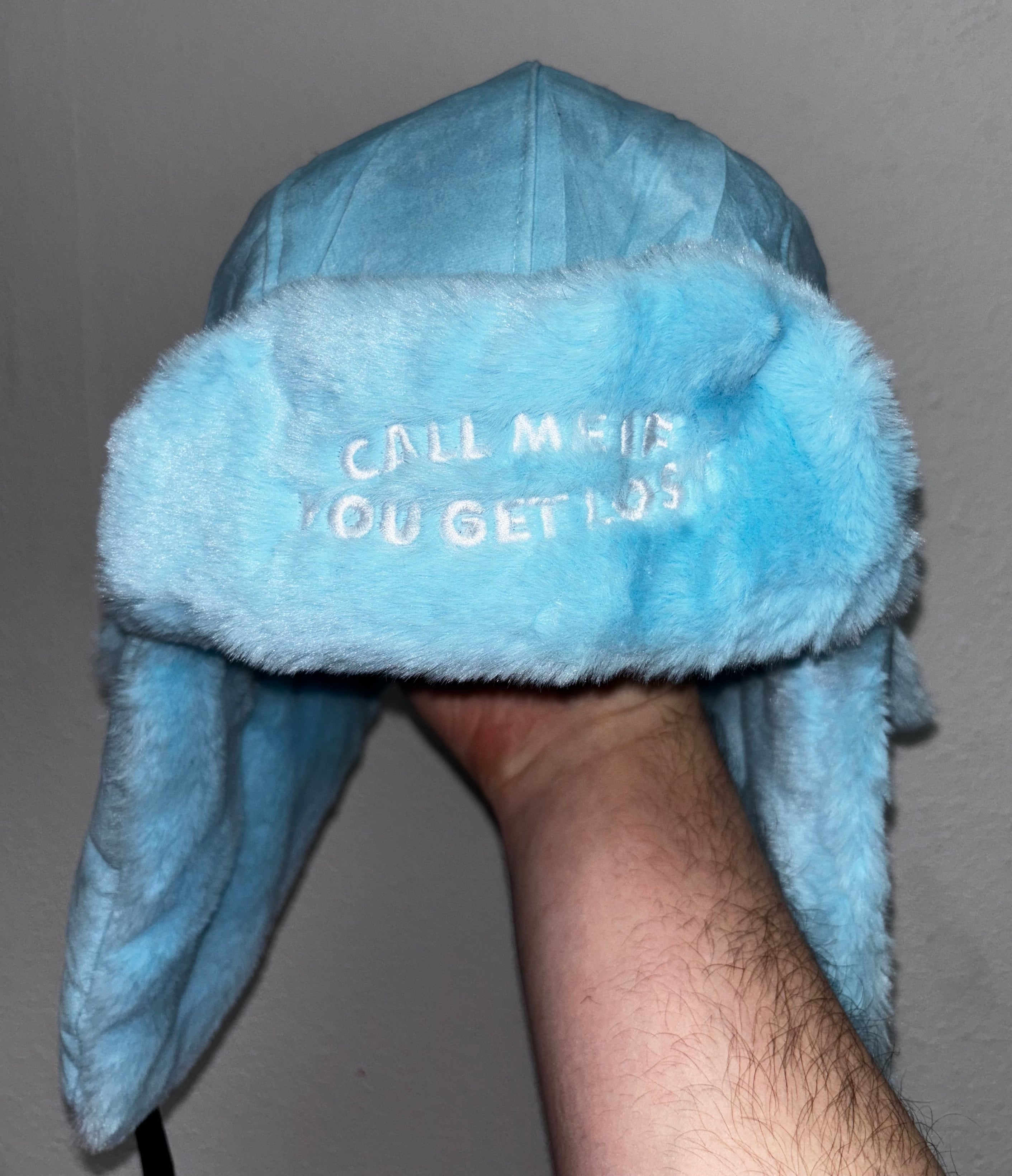 "CMIYGL" BLUE w/ STARS EMBROIDERED USHANKA HAT – Music Void!